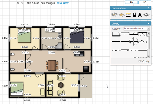 Design your home online with Floor Planner